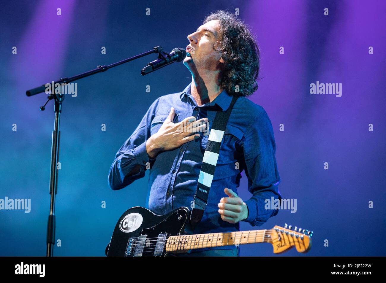 Irish band Snow Patrol in concert at Scarborough Open Air Theatre on ...