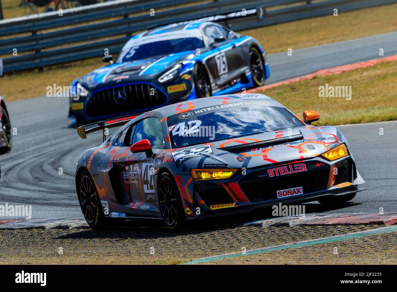 Snetterton, England. 26 June, 2022. Race 1 of the Intelligent Money ...