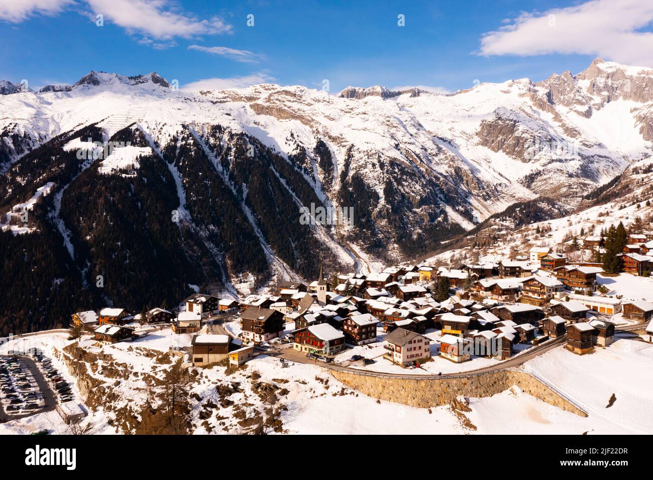 Bellwald village hi-res stock photography and images - Alamy