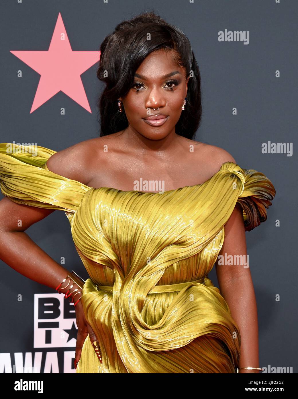 Los Angeles, California, USA. 25th June, 2022. Doechii. BET Awards 2022 ...