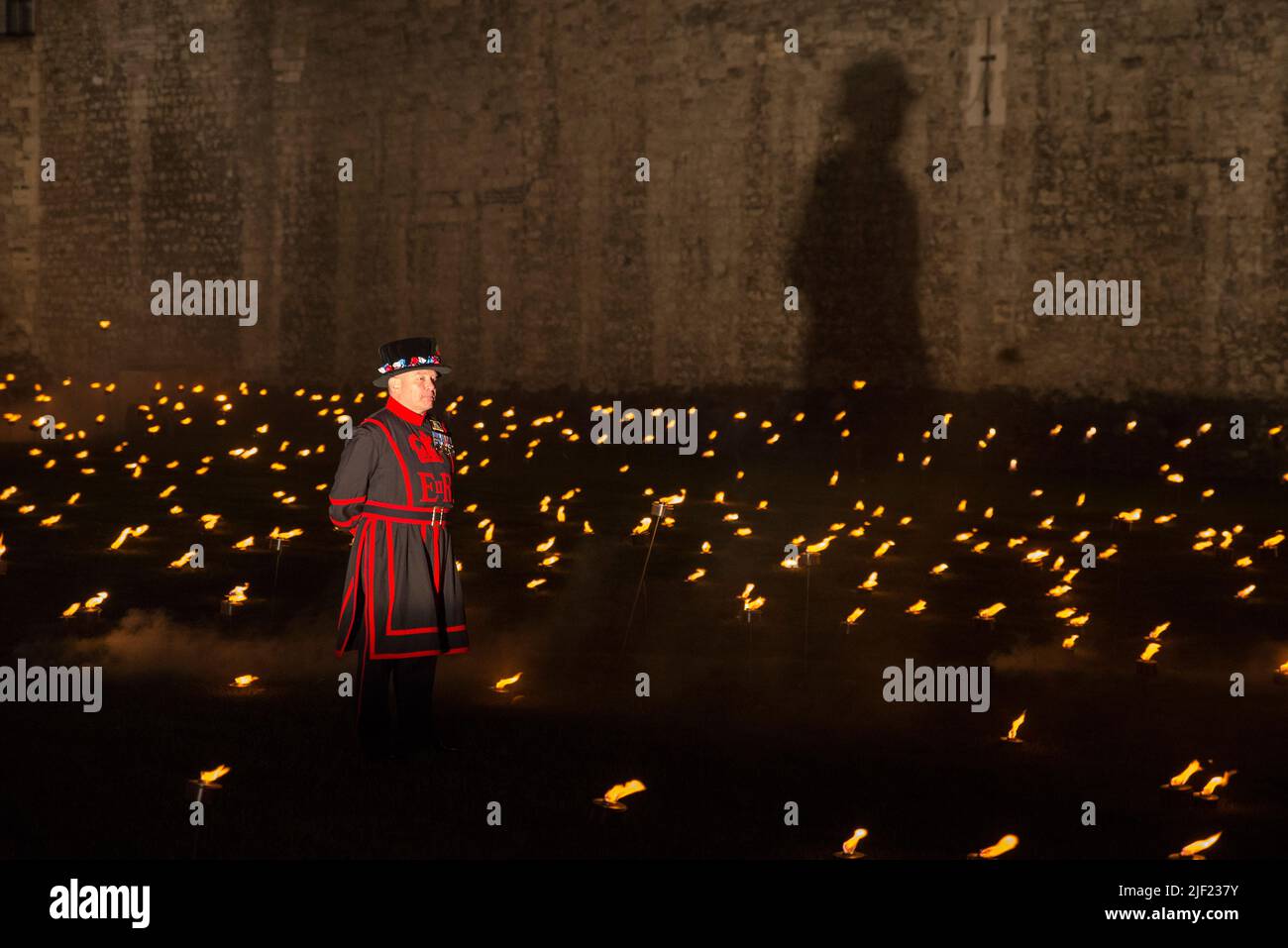 Beyond the Deepening Shadow art installation at the Tower of London ...