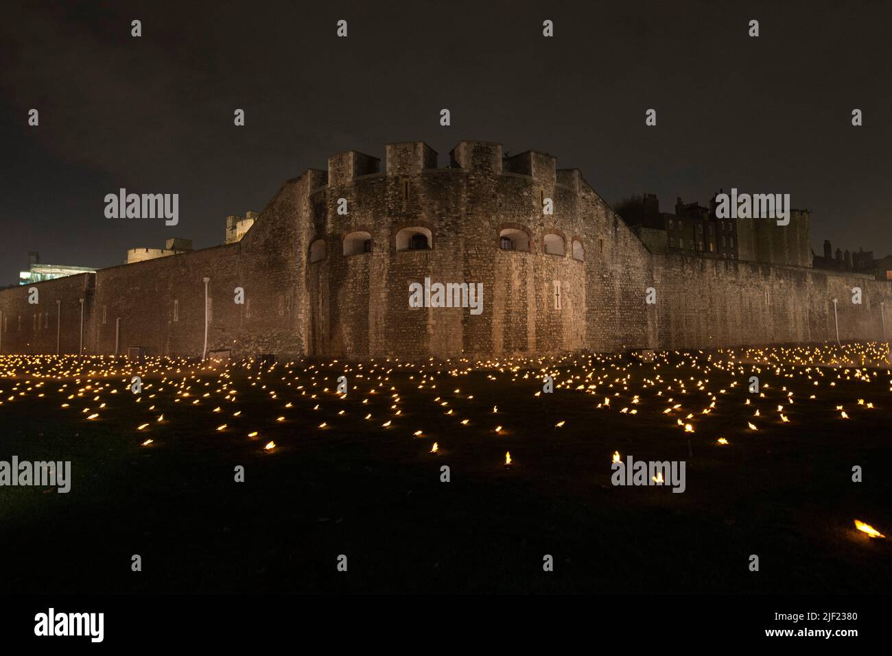 Beyond the Deepening Shadow art installation at the Tower of London ...