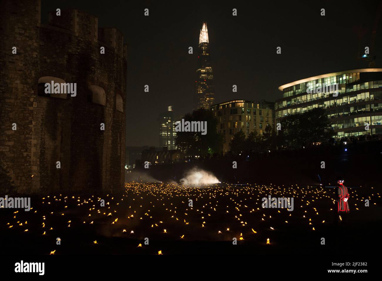 Beyond the Deepening Shadow art installation at the Tower of London ...