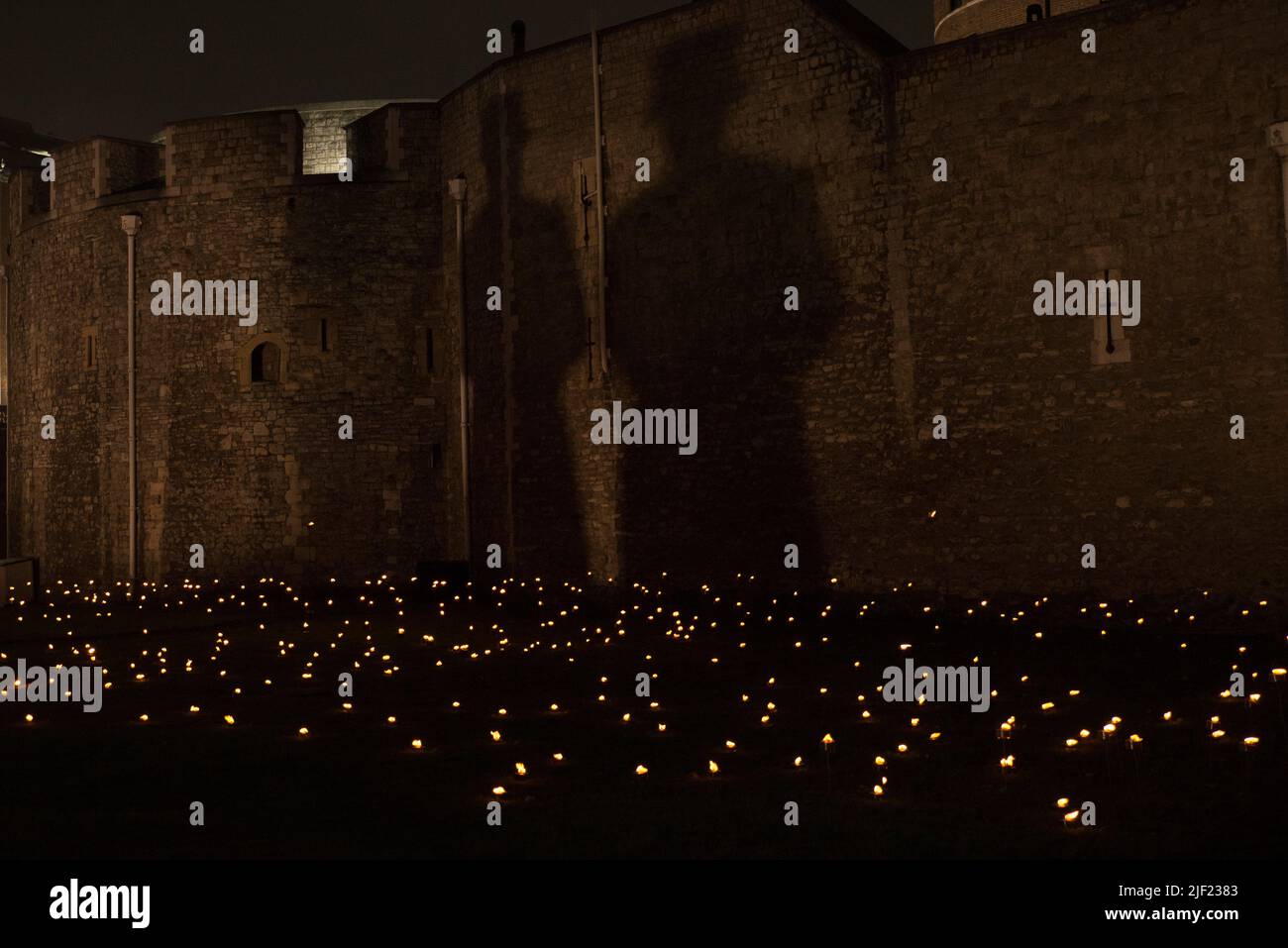Beyond the Deepening Shadow art installation at the Tower of London ...
