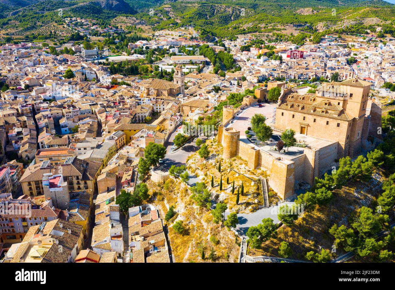 View of Caravaca de la Cruz cityscape Stock Photo - Alamy