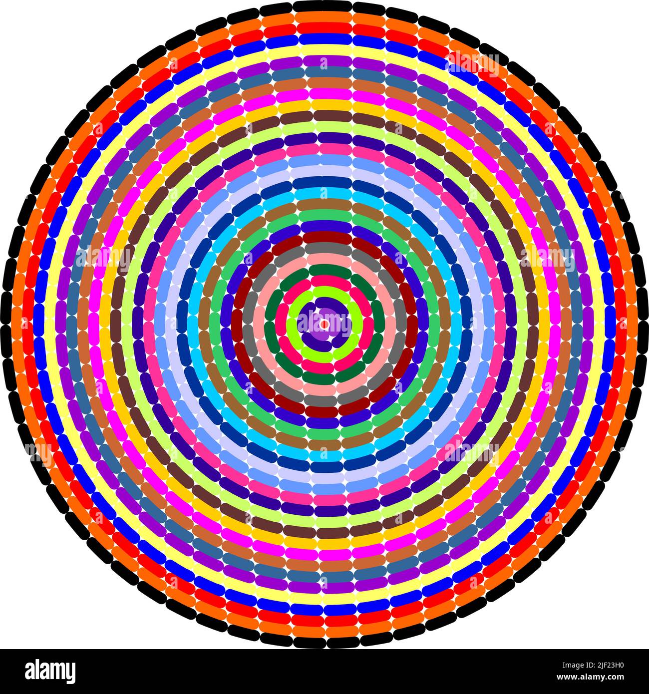 Abstract digital circles background, Abstract background with colorful ...