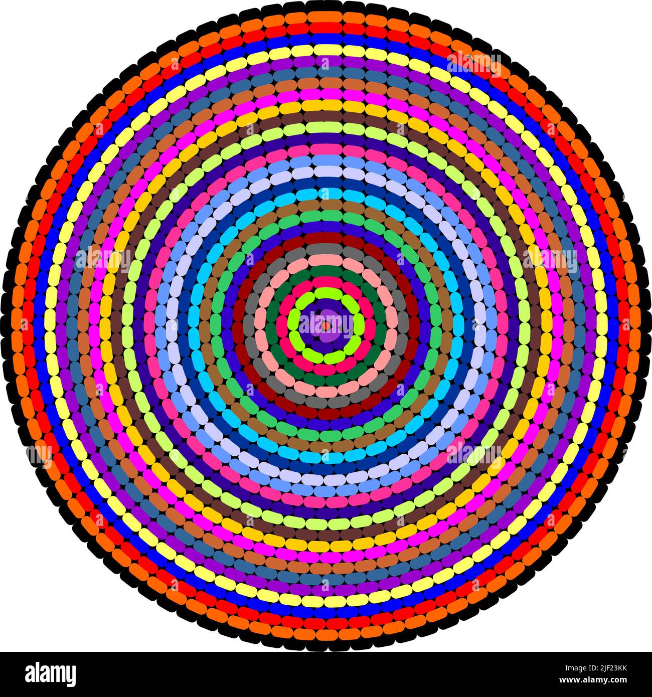 Abstract digital circles background, Abstract background with colorful ...