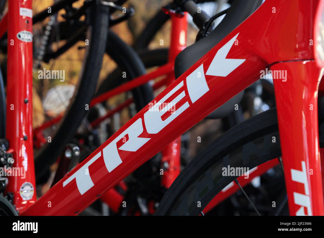 Trek bicycle hi-res stock photography and images - Alamy