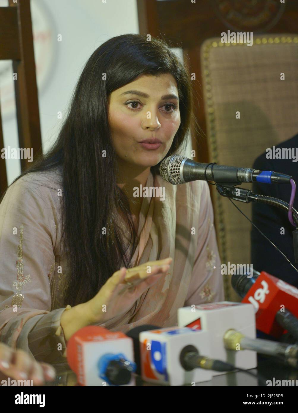 Lahore, Punjab, Pakistan. 28th June, 2022. Pakistani famous actress ...