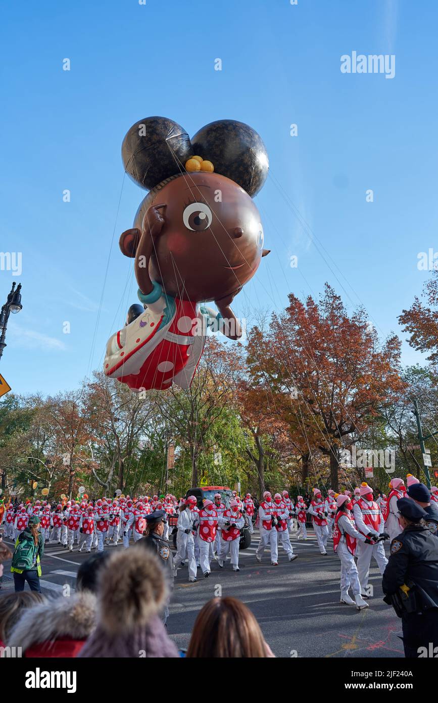 Manhattan, USA - 24. November 2021: Ada Twist Balloon shown at the ...