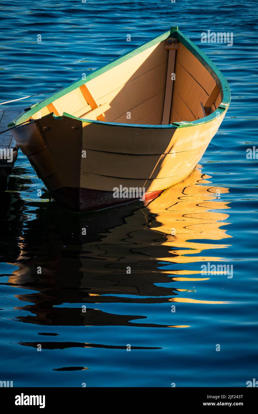 Rowing dory, traditionally used for fishing from schooners, on the ...