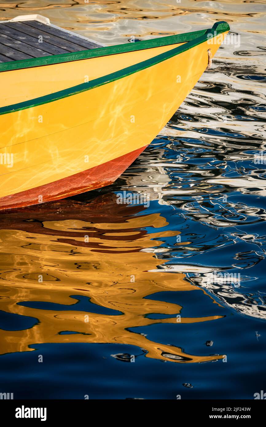 Rowing dory, traditionally used for fishing from schooners, on the ...