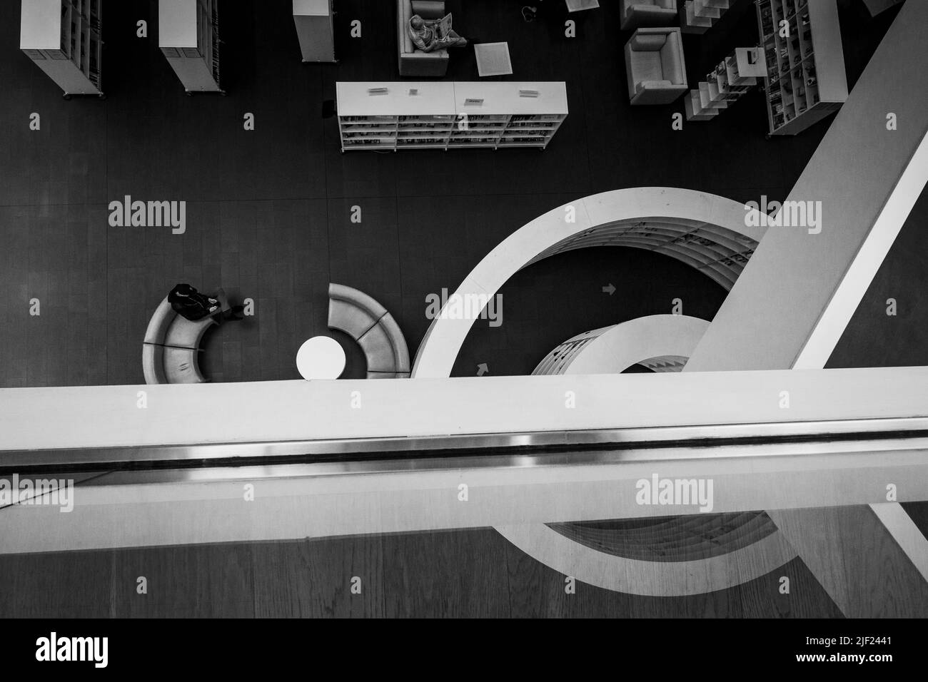 Interior of the Central Library in Halifax, Nova Scotia, Canada Stock ...
