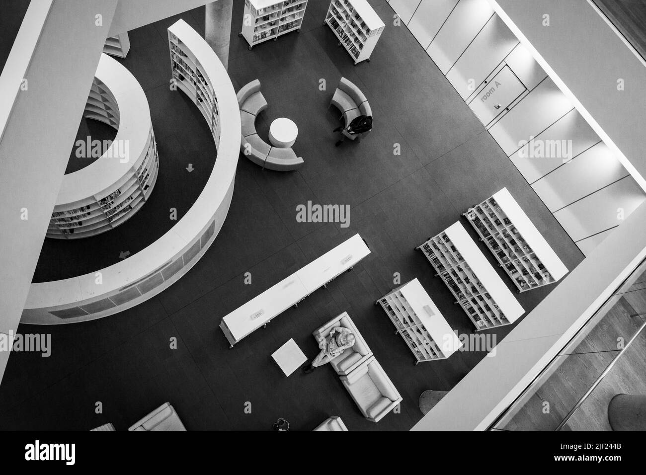 Interior of the Central Library in Halifax, Nova Scotia, Canada Stock ...