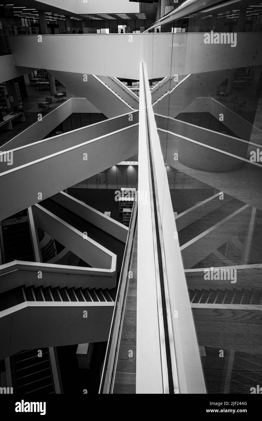 Interior of the Central Library in Halifax, Nova Scotia, Canada Stock ...