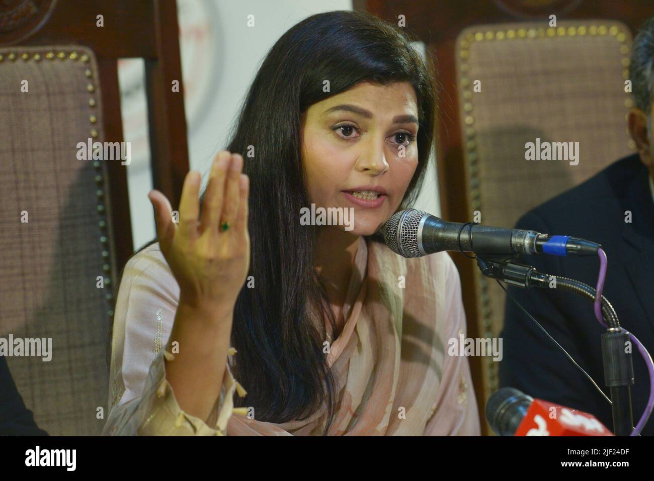 Lahore, Pakistan. 28th June, 2022. Pakistani famous actress, anchor ...