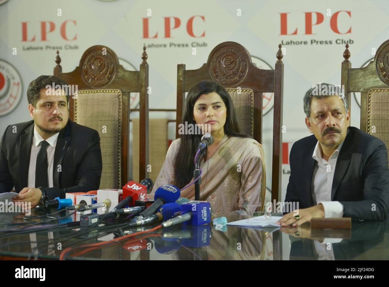 Lahore, Pakistan. 28th June, 2022. Pakistani famous actress, anchor ...