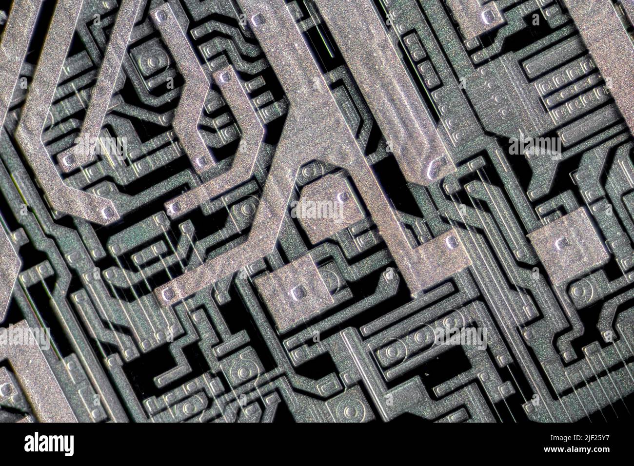 Differential interference contrast (DIC) Microchip surface ...