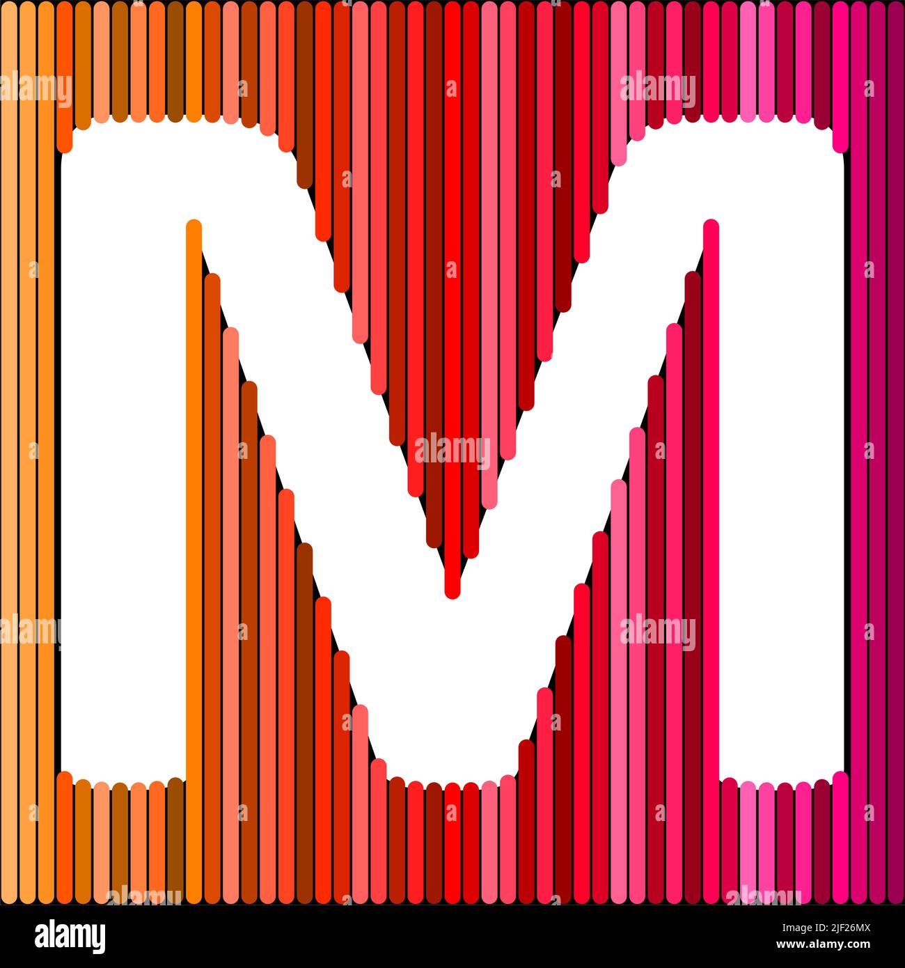 M cutout Stock Vector Images - Alamy