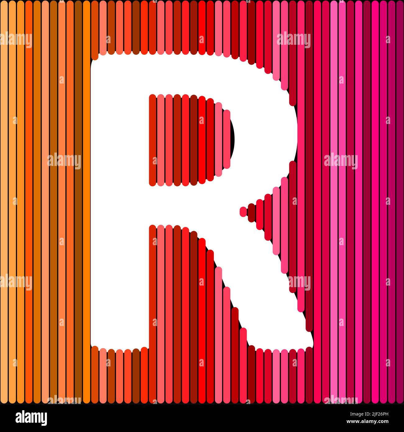 Red capital r illustration Stock Vector Images - Alamy