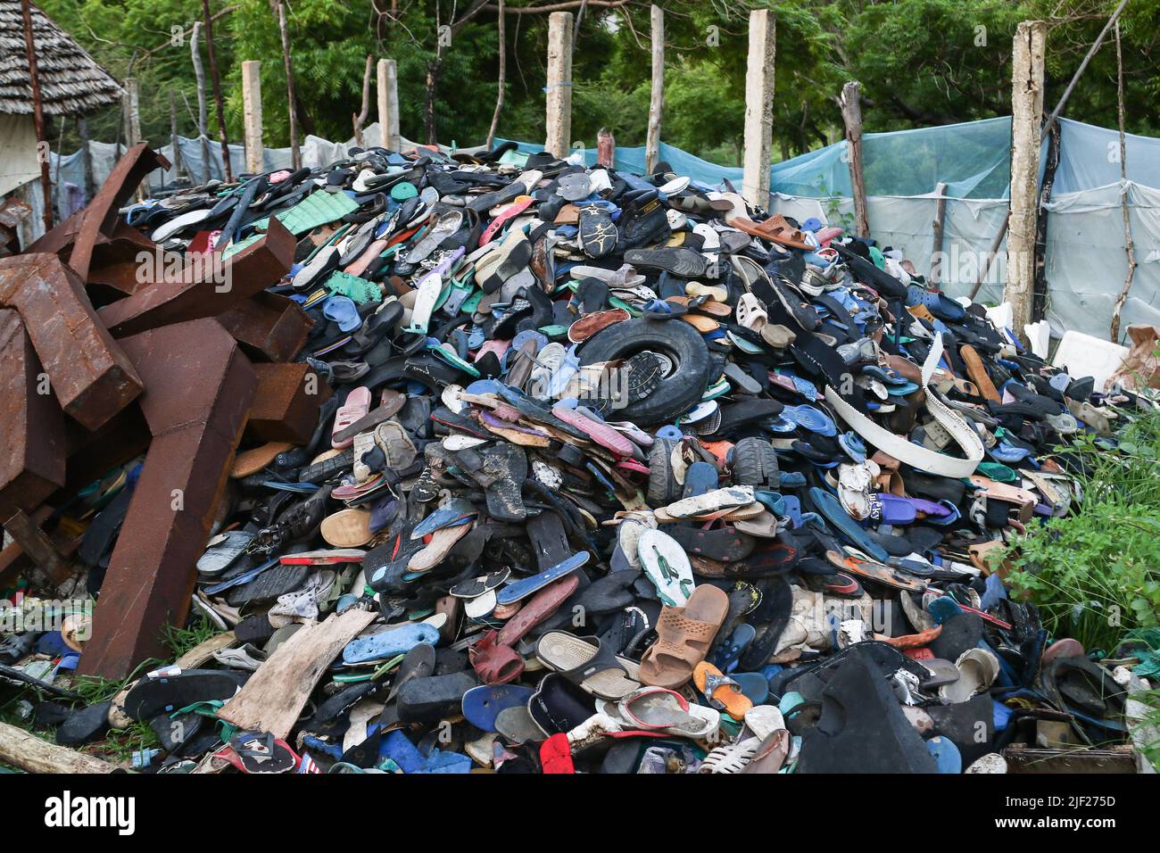 Ocean plastic recycled shoes hi-res stock photography and images - Alamy
