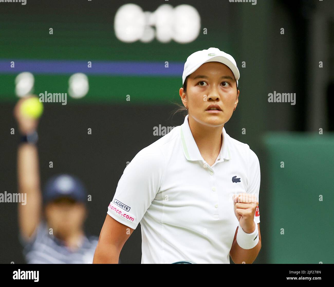 London, Britain. 28th June, 2022. Harmony Tan celebrates scoring during ...