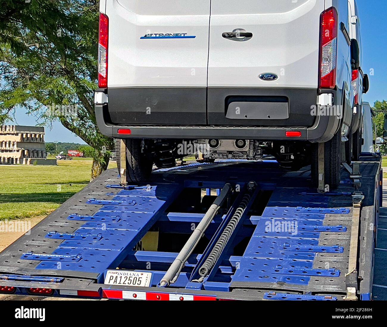 EMPORIA, KANSAS - JUNE 28, 2022 Newly built at the Ford assembly plant ...