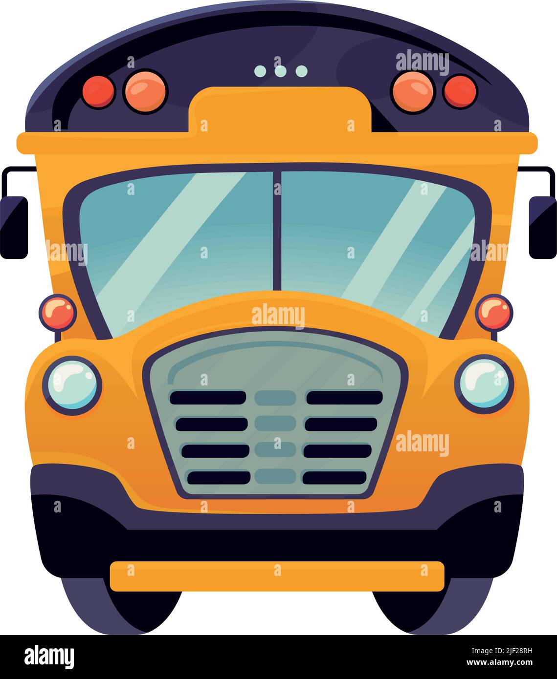 school bus front view Stock Vector Image & Art - Alamy