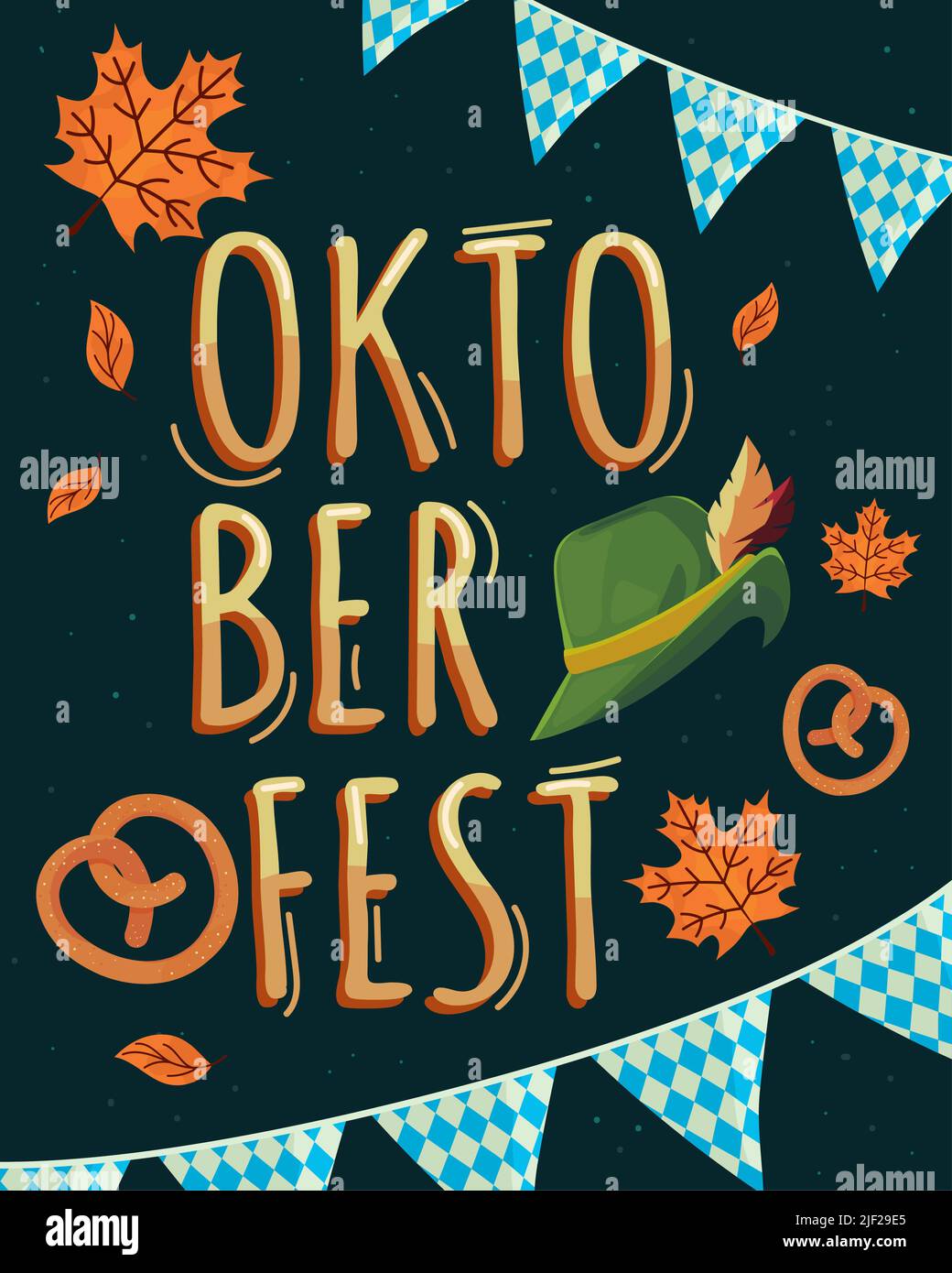 oktoberfest celebration card Stock Vector Image & Art - Alamy