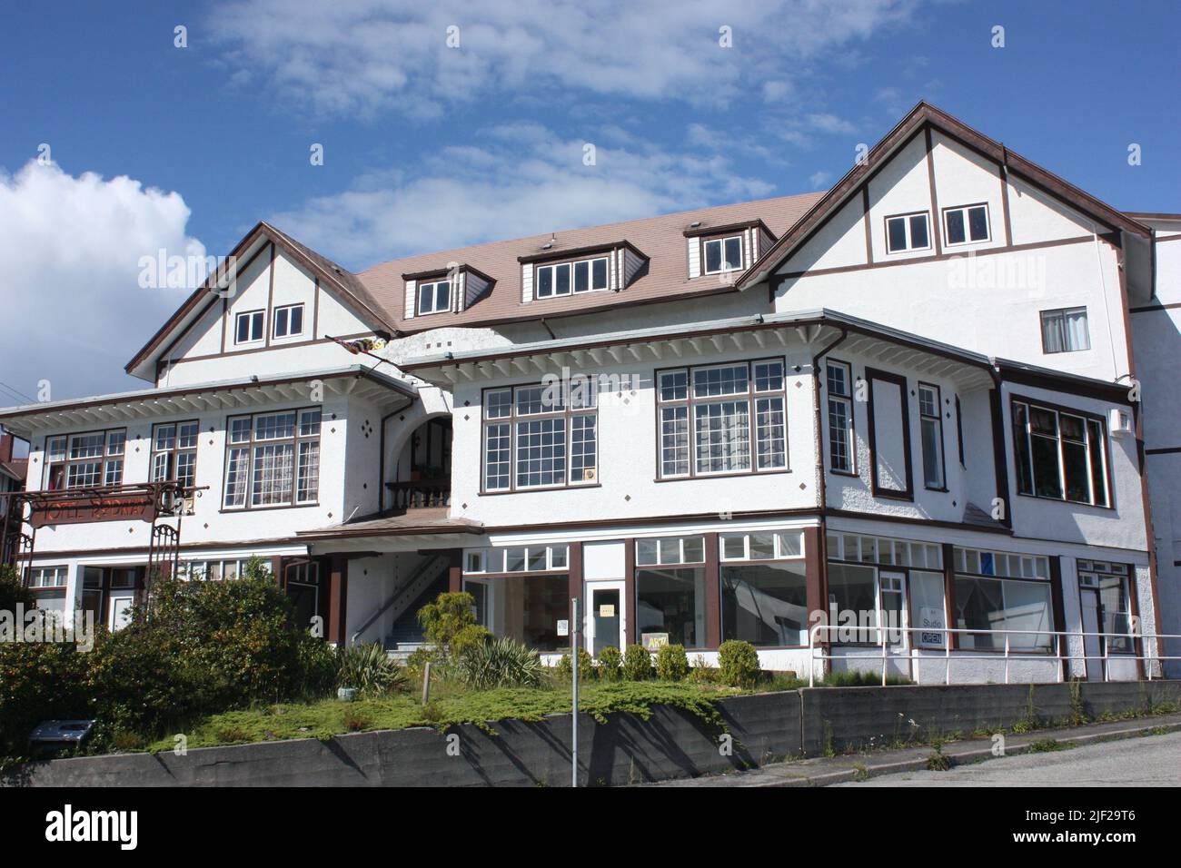 The historic Rodmay Hotel in Townsite, Powell River Stock Photo - Alamy