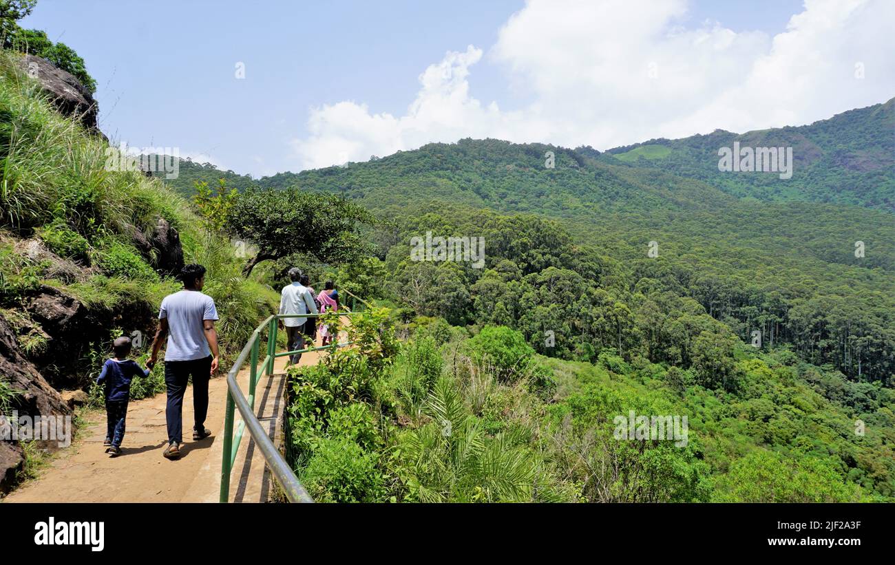 Ooty,Tamilnadu,India-June 04 2022: Tourists hiking in ooty to enjoy the ...