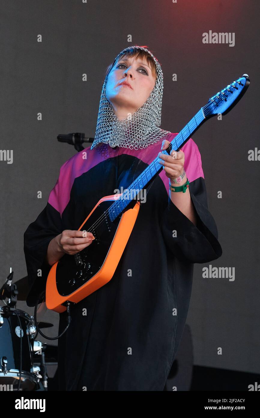 Welsh singer-songwriter, Cate Le Bon (born Cate Timothy on 4 March 1983 ...