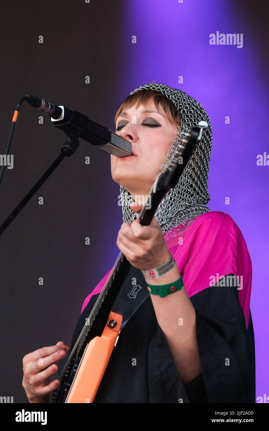 Welsh singer-songwriter, Cate Le Bon (born Cate Timothy on 4 March 1983 ...