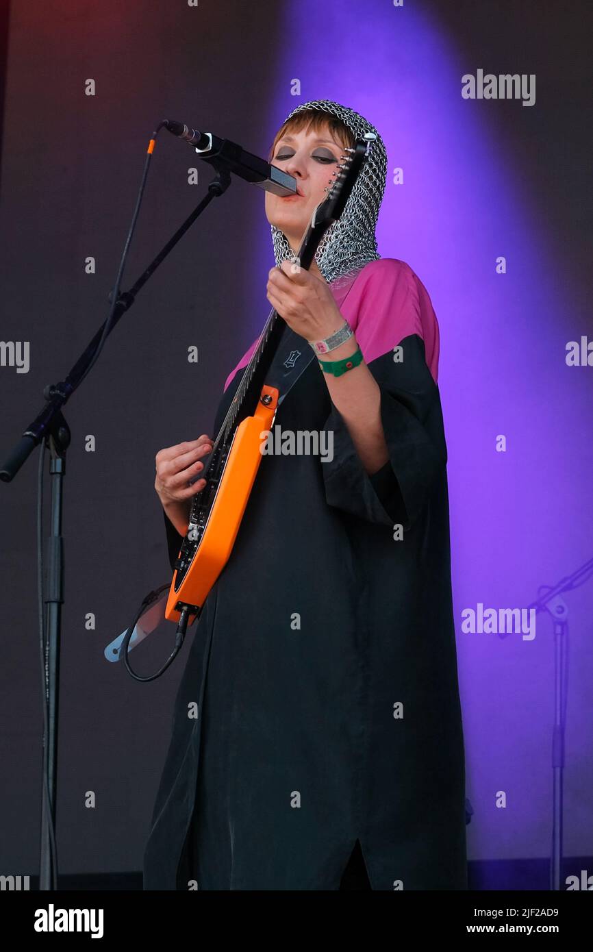 Welsh singer-songwriter, Cate Le Bon (born Cate Timothy on 4 March 1983 ...