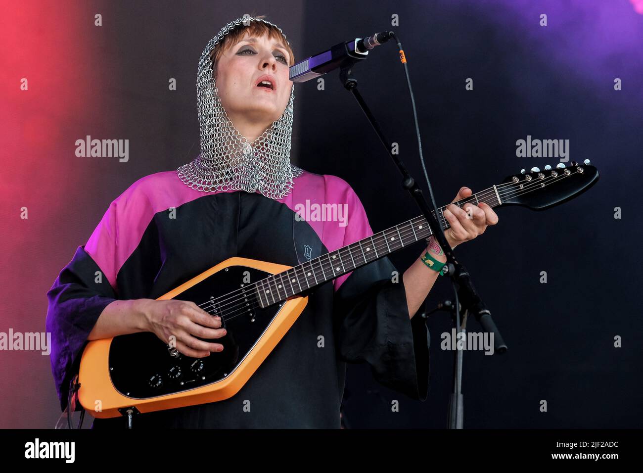 Welsh singer-songwriter, Cate Le Bon (born Cate Timothy on 4 March 1983 ...