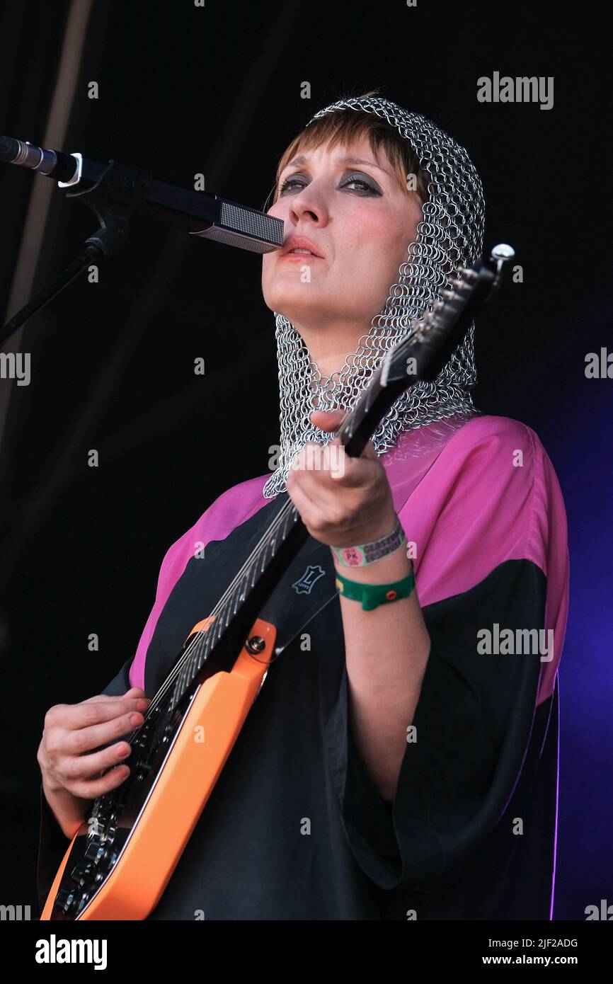 Welsh singer-songwriter, Cate Le Bon (born Cate Timothy on 4 March 1983 ...