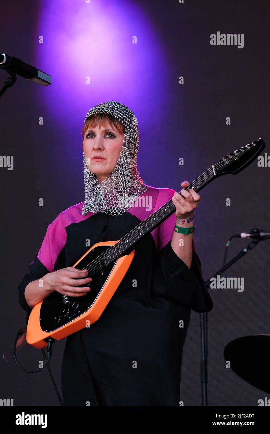 Welsh singer-songwriter, Cate Le Bon (born Cate Timothy on 4 March 1983 ...
