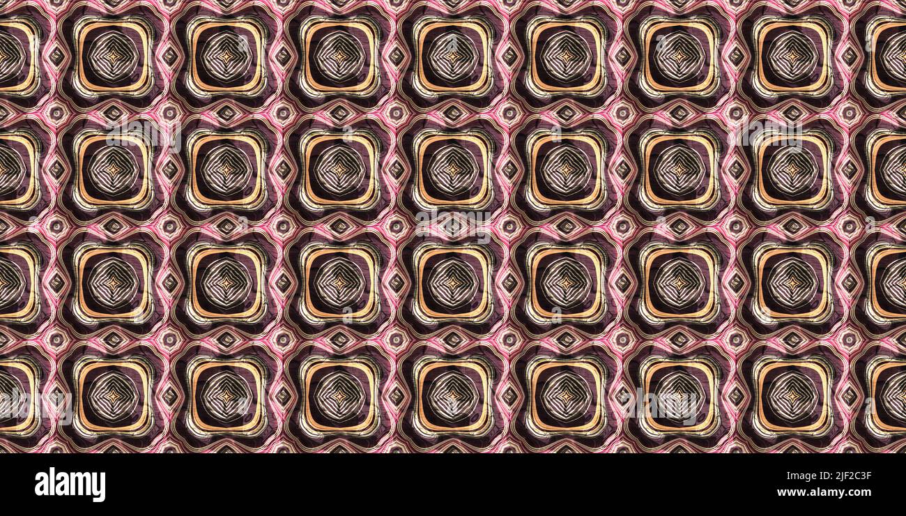 Earthy colours antique victorian geometric seamless border pattern in ...