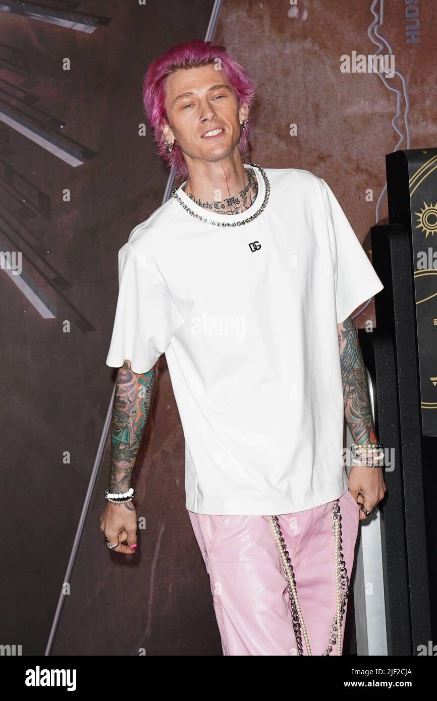 New York, NY, USA. 28th June, 2022. Machine Gun Kelly, Colson Baker at ...