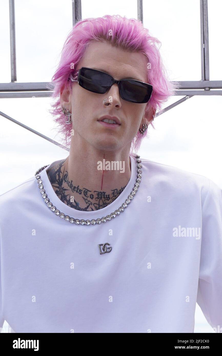 New York, NY, USA. 28th June, 2022. Machine Gun Kelly, Colson Baker at ...