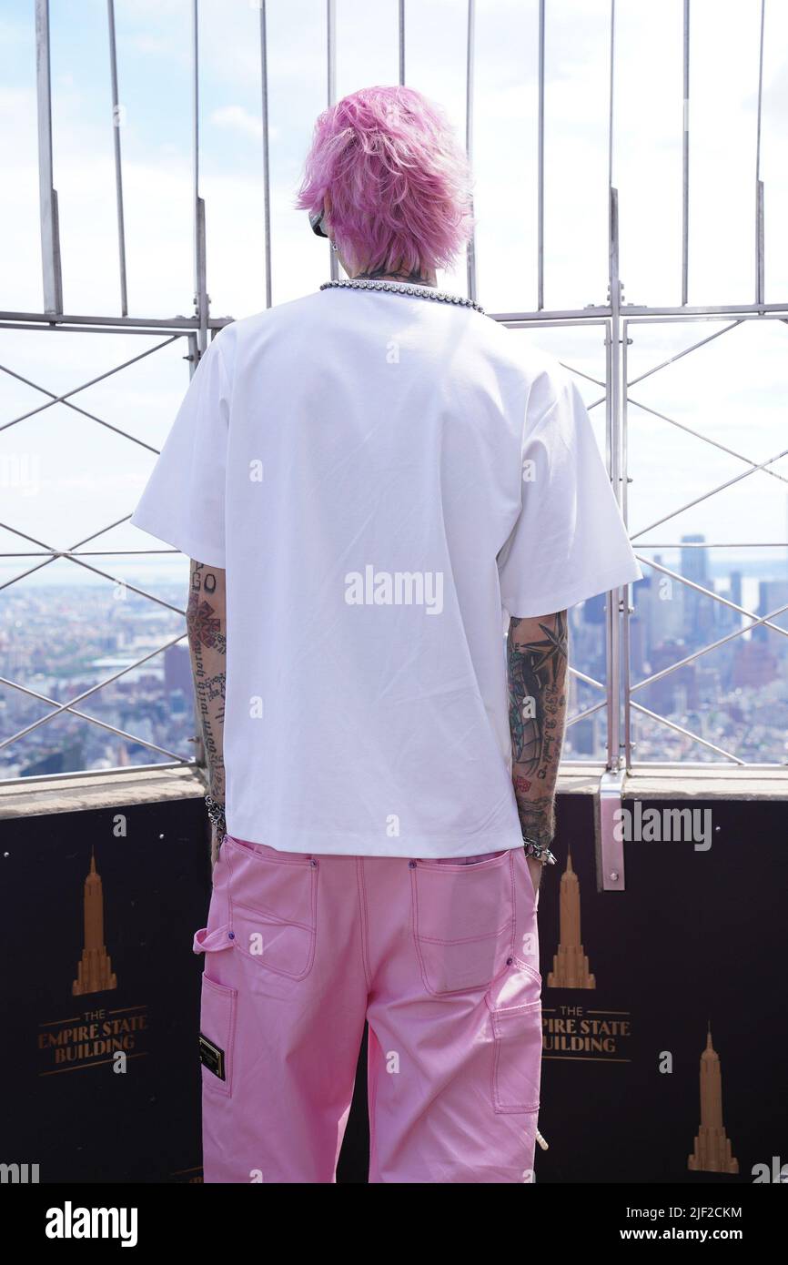 New York, NY, USA. 28th June, 2022. Machine Gun Kelly, Colson Baker at ...