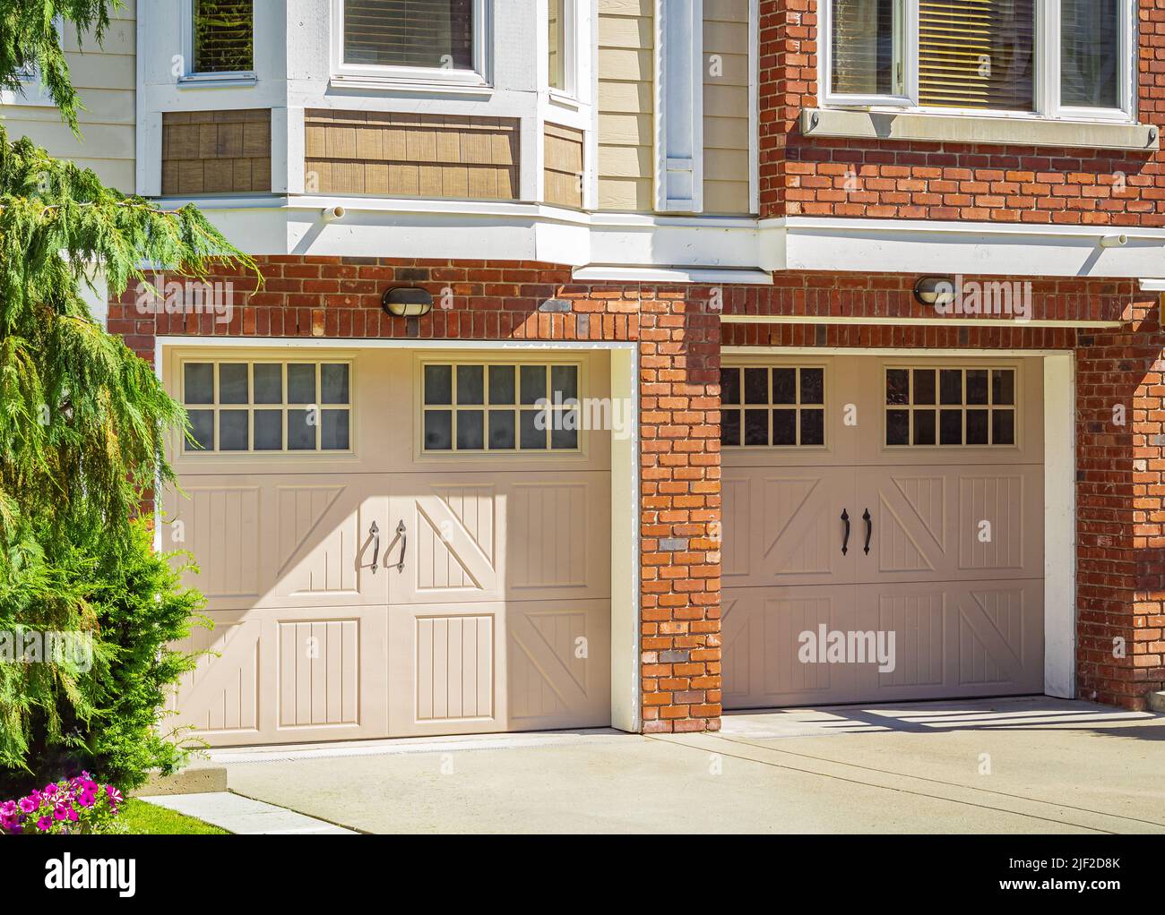 New Modern Apartment Buildings with garages in Vancouver BC. Canadian ...