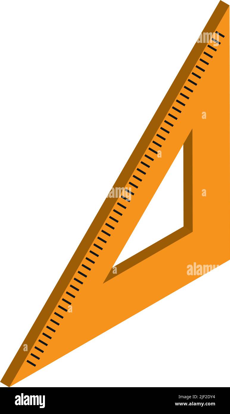 triangle ruler school supply Stock Vector Image & Art - Alamy