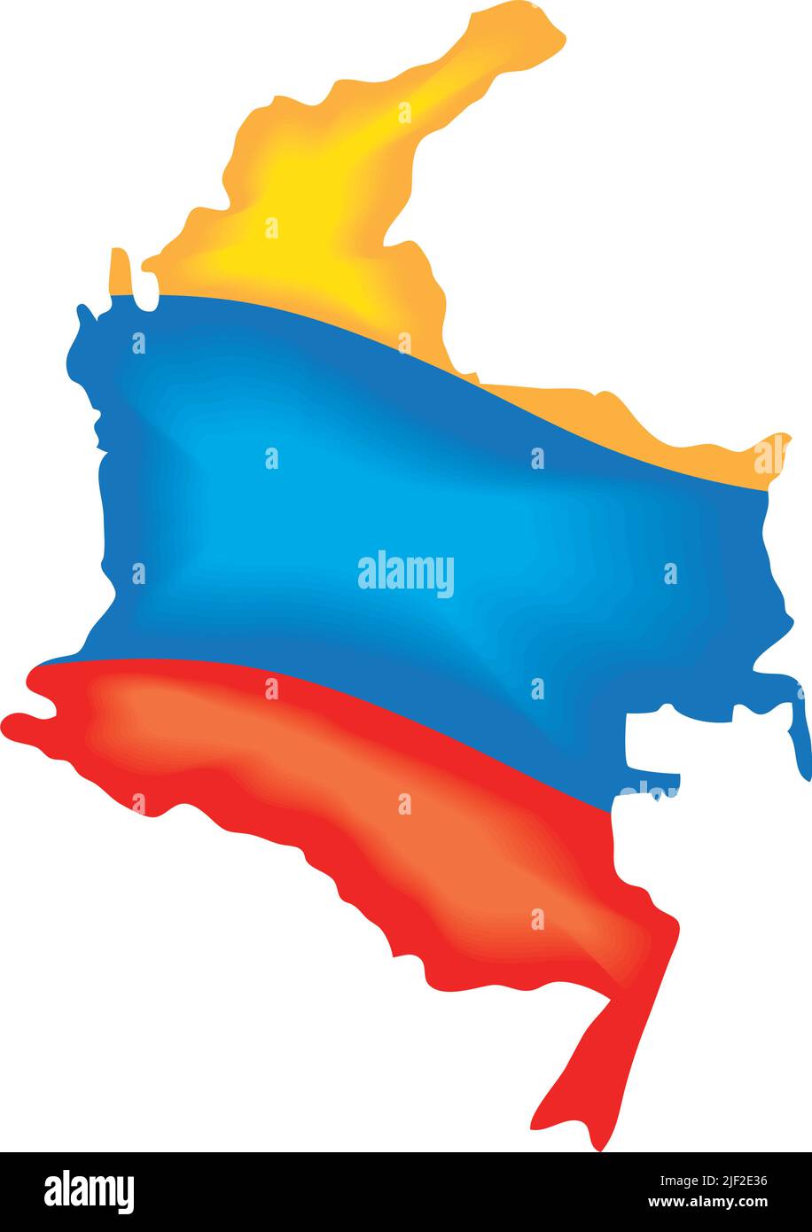 flag and map of colombia Stock Vector Image & Art - Alamy