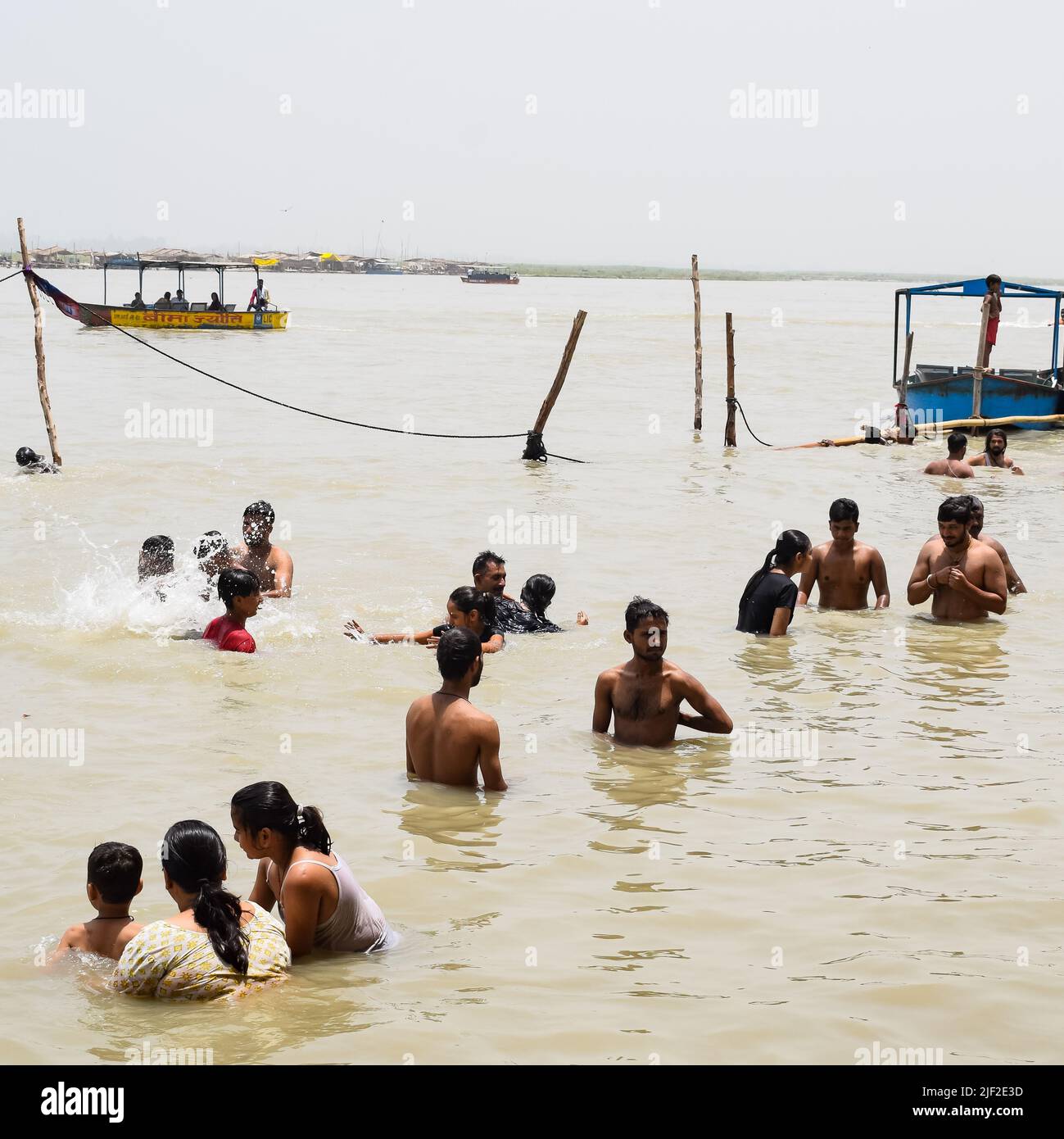 Garh Mukteshwar, Uttar Pradesh, India - June 11 2022 - People are ...