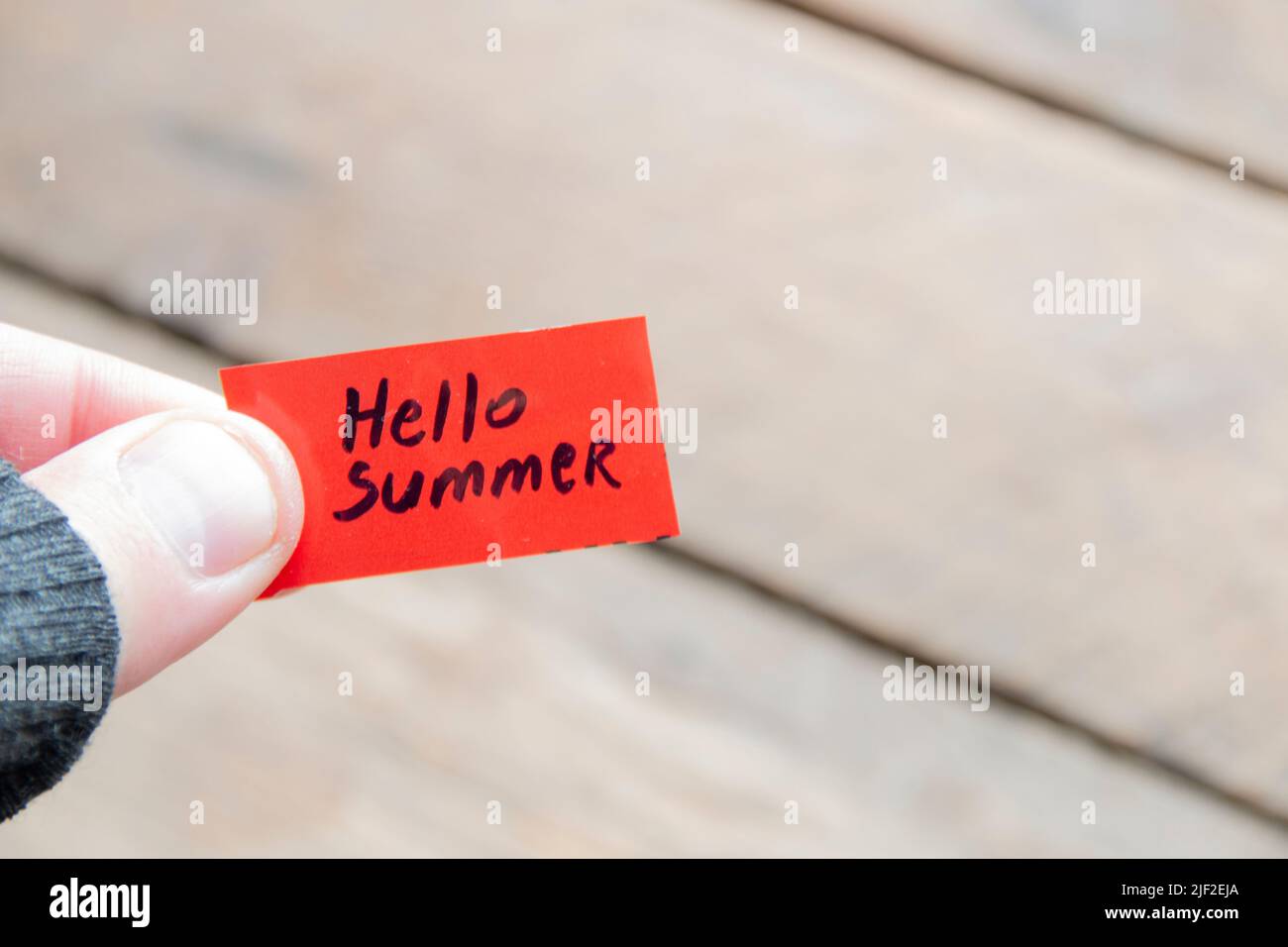 Hello summer hi-res stock photography and images - Alamy