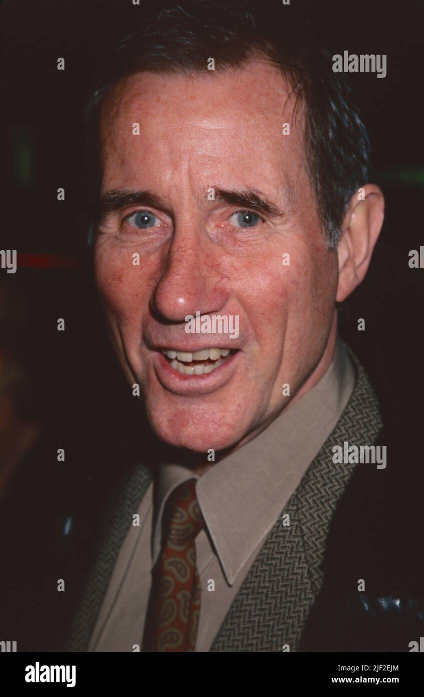 Jim Dale attends the opening night of "Mamma Mia!" at the Winter Garden ...