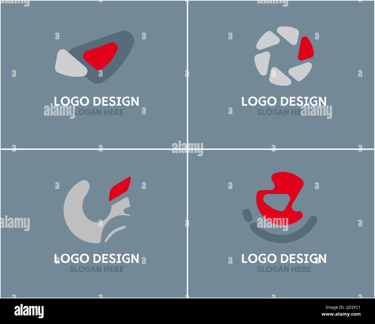 a set of abstract stylish logos for sports themes Stock Vector Image ...