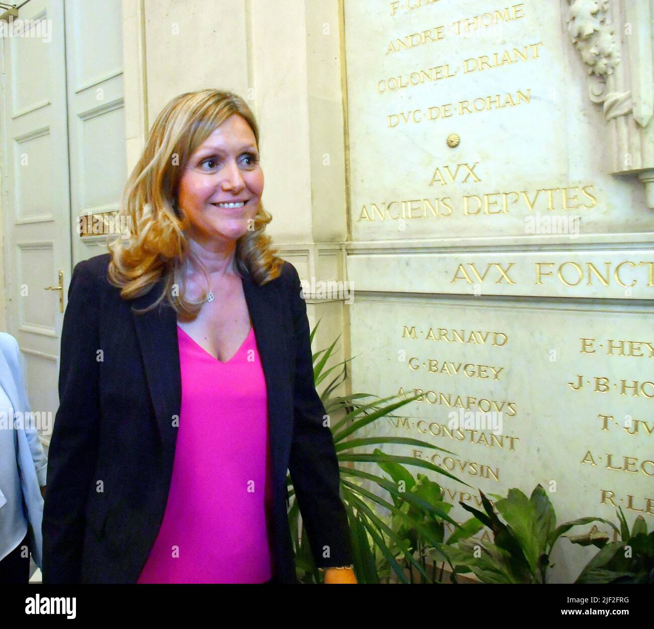 Paris, France, June 28, 2022. YAEL BRAUN-PRIVET PRESIDENTE DE L ...