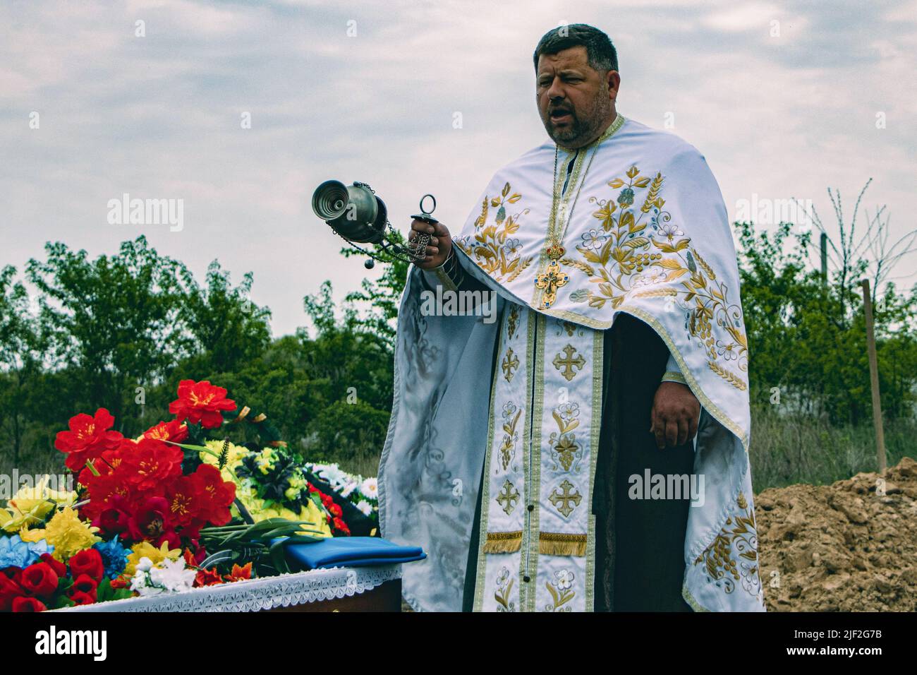 Russian priest incense hi-res stock photography and images - Alamy